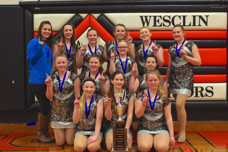 Wesclin CUSD 3 - WMS Dance Team - First in State