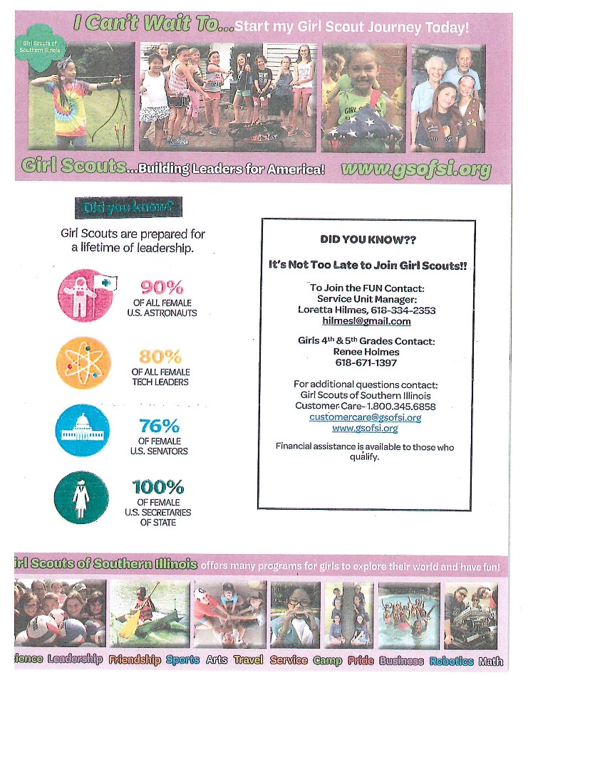 Wesclin CUSD 3 - Join Girl Scouts