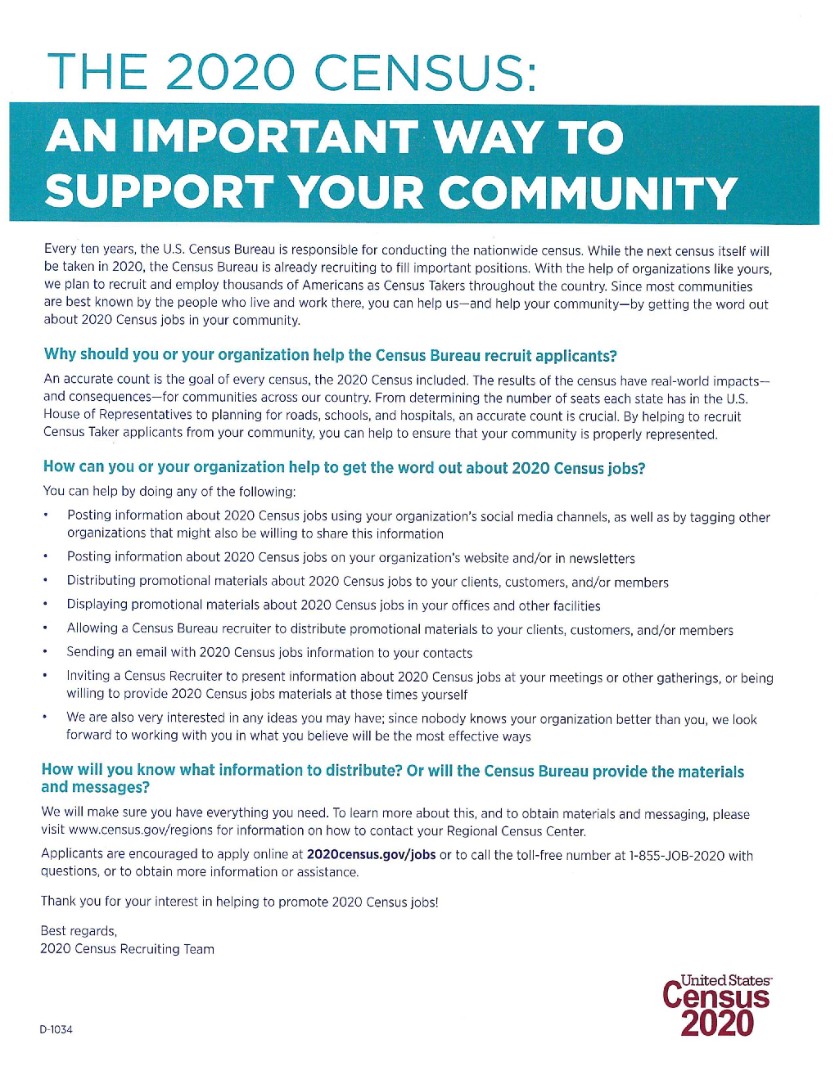 Wesclin CUSD 3 - US Census Needs Your Help