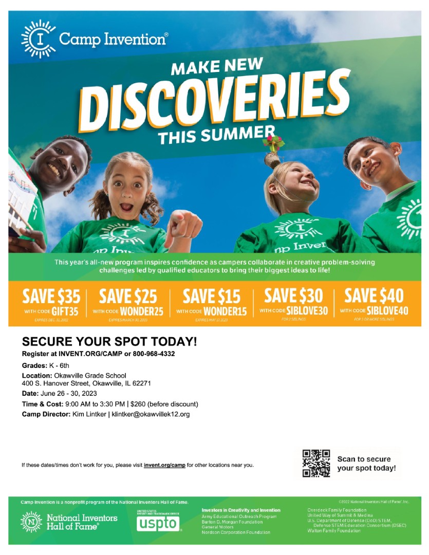 Wesclin CUSD 3 - Camp Invention 2023